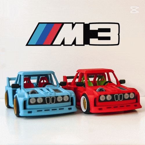 Archivo 3D Bonito BMW E30 M3 Turbo estilo dibujos animados 🚗 ・Objeto ...