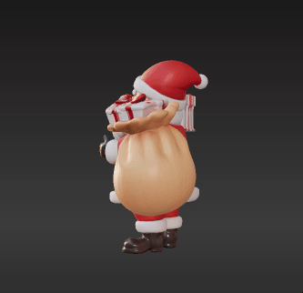 🎅 Stylized Santa Claus STL – Cheerful Holiday Model for Easy Printing ...
