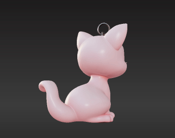 👽 Tiny Floating Alien Cat Figurine for Keys - 3D Printable・ STL File ...