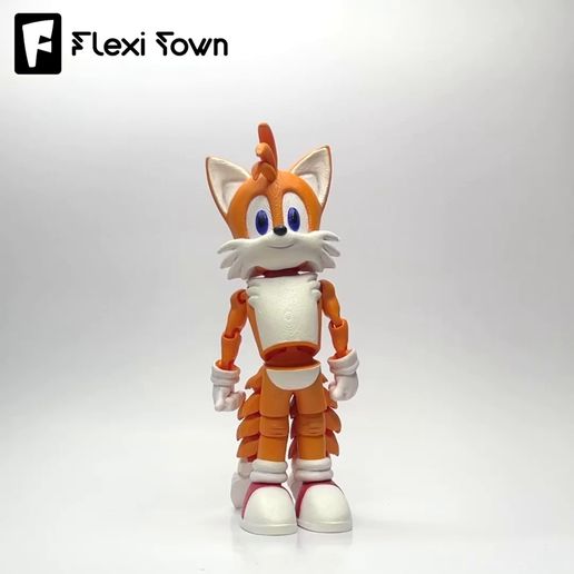 👌 Flexi Tails, Sonic Universe, Articulated fidget figure, 3mf included ...