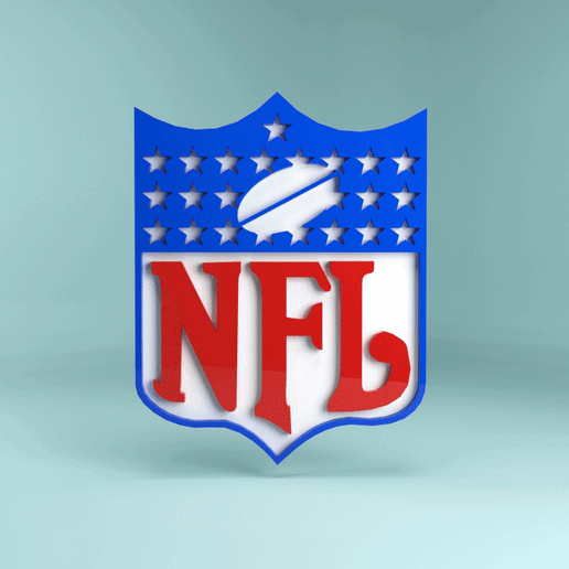 🇺🇸 NFL logo・ STL File for 3D printing・Cults