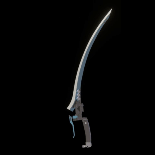 STL file Asaba Harumasa - Bow /Katanas - ZZZ Zenless Zone Zero Cosplay ...