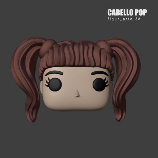 ♀️ FUNKO HEADS (FEMALE) #3・ STL File for 3D printing・Cults