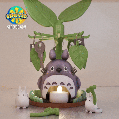 👪 Totoro Family - Keychains - Coaster & Backpack Buddy Set - No ...