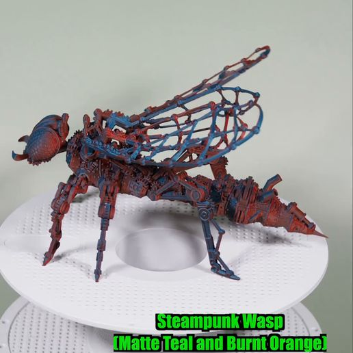 🐝 Steampunk Wasp・ STL File for 3D printing・Cults