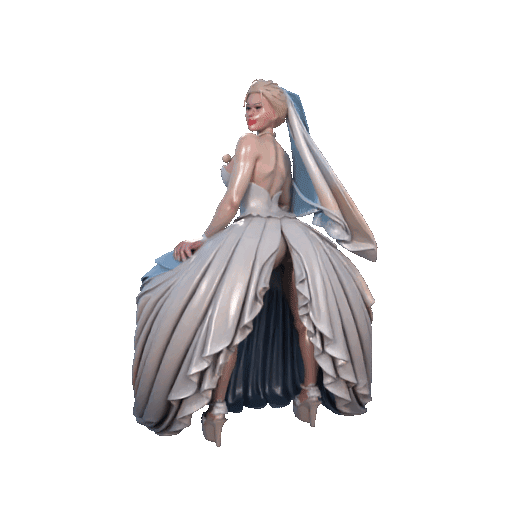 💎 Essential Bride Glamour Mini 3d Figure・free Stl File For 3d Printing・cults