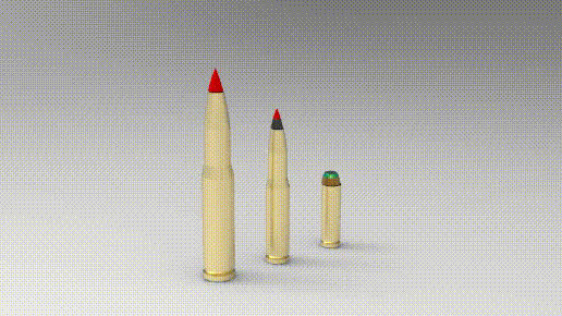 🔫 Tracer Round Bullets (3 pcs)・ STL File for 3D printing・Cults