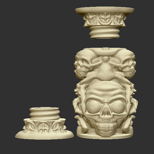 🪴 LARGE POT STASH BOX WEED SKULLS TOTEM . SECRET STASH BOX . POT STASH ...