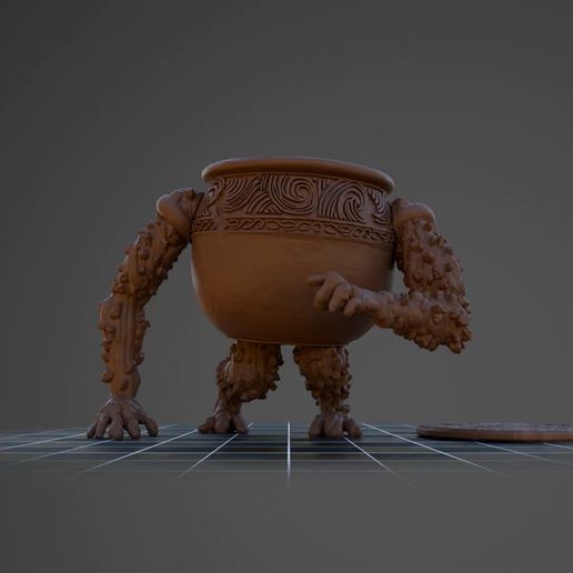 🪴 pot boy Elden Ring (Alexander)・ STL File for 3D printing・Cults