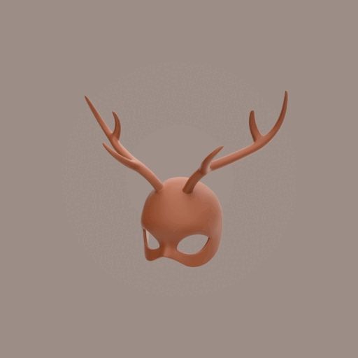 deer half mask