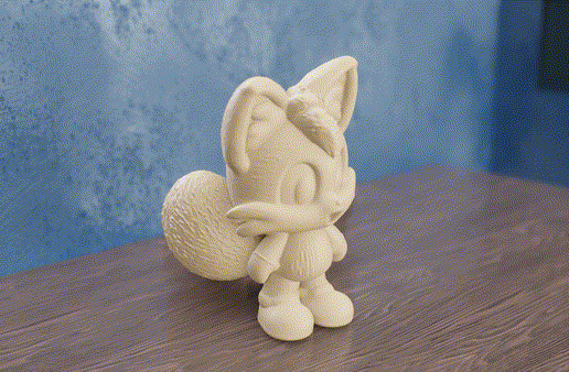 🗿 Queues de Chibi・Fichier STL pour Impression 3D・Cults