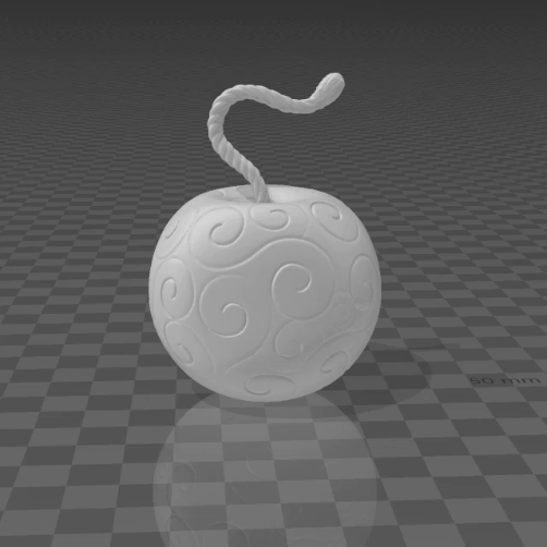 😈 Bomu Bomu - Devil Fruit・ STL File for 3D printing・Cults