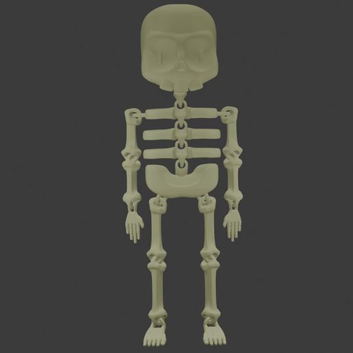 💀 Articulated skeleton・ STL File for 3D printing・Cults