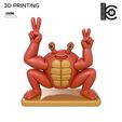 🦀 Muscle Crab - 3D Printable Flexing Crustacean・ STL File for 3D ...