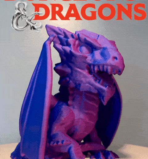 🐉 Dungeons & Dragons Icingdeath Dragon・Free STL File for 3D printing・Cults