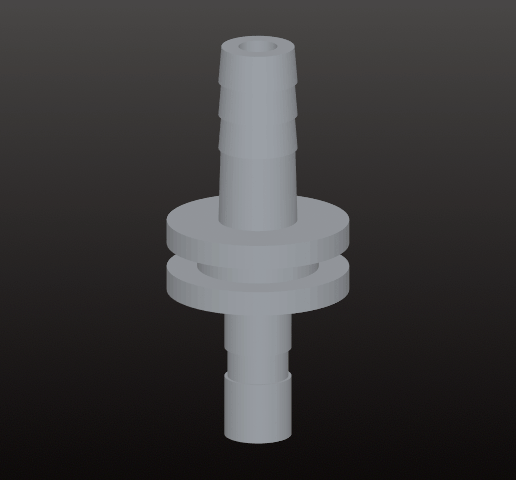 STL file Pipe Connector for Dosing Pump – Leak-Proof Hose Adapter ⚙️ ...