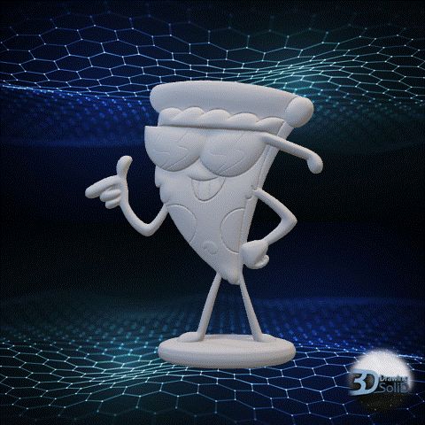 🆒 COOL PIZZA SLICE DECOR・ STL File for 3D printing and CNC machining ...