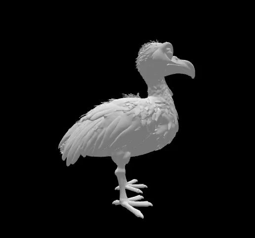 🦤 3D Printable Cartoon Dodo Bird・ STL File for 3D printing・Cults