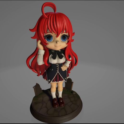 🏫 Rias Gremory - Qposket - High School DxD・ 3D File for 3D printing・Cults