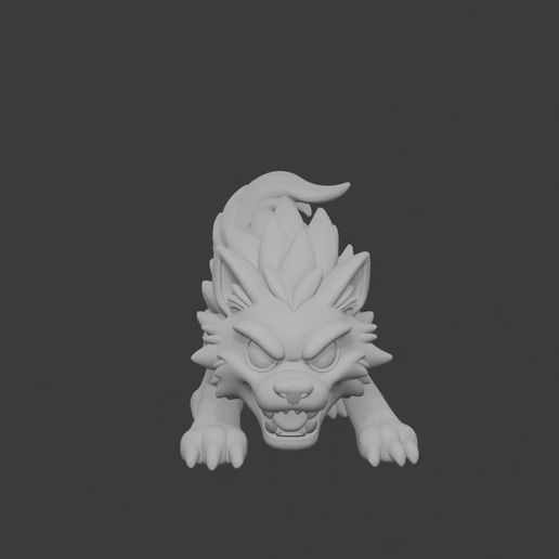 🐺 Wolf monster final fantasy 1 chibi collection・ STL File for 3D ...