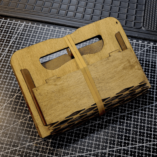 Collapsible Wooden & Leather Box – Laser Cut Storage Solution 🔥 # ...