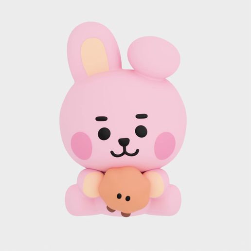 🎨 BT21 COOKY y Shooky - BTS・ STL File for 3D printing・Cults
