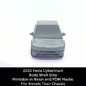 🚚 1:28 Scale Cybertruck Xmod Truck Body Shell Only・ STL File for 3D ...