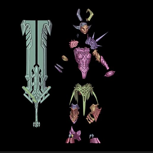 🪖 DARKCHILD Magik Illyana Rasputina, DEFAULT Costume Marvel Rivals Full ...