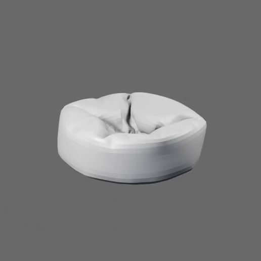 🪑 Sitting Bag – 3D Printable Modern Bean Bag Chair Model・ STL File for ...