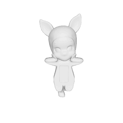 👶 Baby Angel Deer Hippers・ STL File for 3D printing・Cults