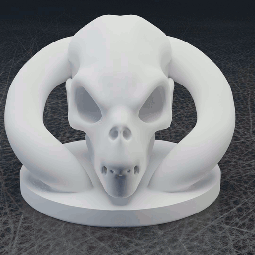 STL file Alien Devil Skull 👽 ・3D print design to download・Cults