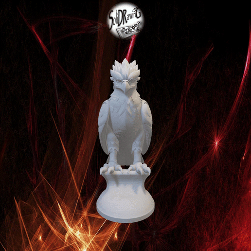 🐦 Mythic Guardian Bird - SoliDRawinGs C308・ STL File for 3D printing・Cults