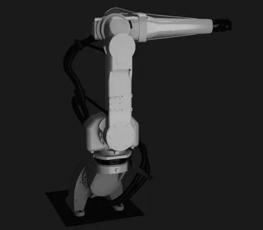 STL file ABB IRB 5500-27 Industrial Robotic Arm 💪 (OBJ)・Model to ...
