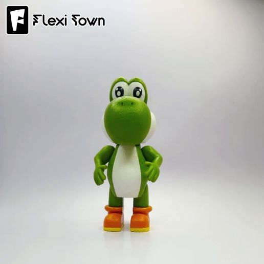 👌 Flexi Yoshi, Articulated fidget figure, 3mf included・ STL File for 3D ...