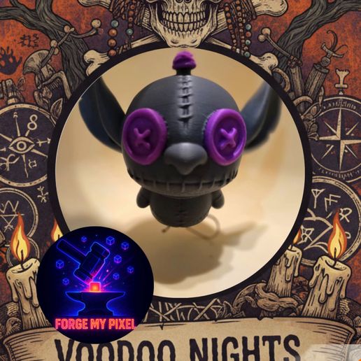 🎃 Stitch Cursed Edition - Collector Halloween・Free STL File for 3D ...