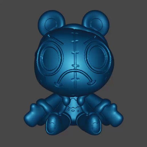 🐻 Plushies Grumpy Bear Shrimpo・ STL File for 3D printing・Cults