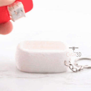 👌 Cutie3D Keycap Fidget Clicker Sushi Keychain - Cute Backpack Keychain ...