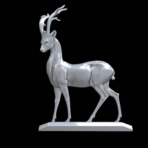 🎁 Noble Stag Standing in Still Grace – I463 Gift Bust Figure Unique ...