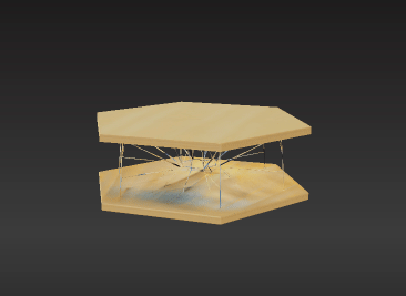 🗿 3D Printable Physics Toy - Floating Tensegrity Table・ STL File for 3D ...