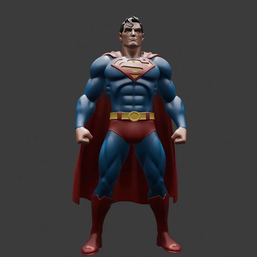 🦸‍♂️ Superman・ STL File for 3D printing・Cults