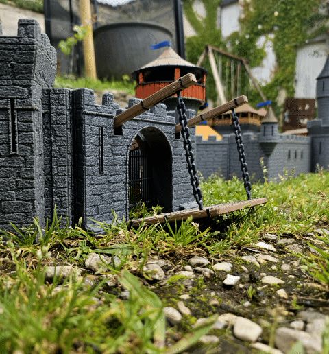 🏰 Castle drawbridge pack・ STL File for 3D printing・Cults
