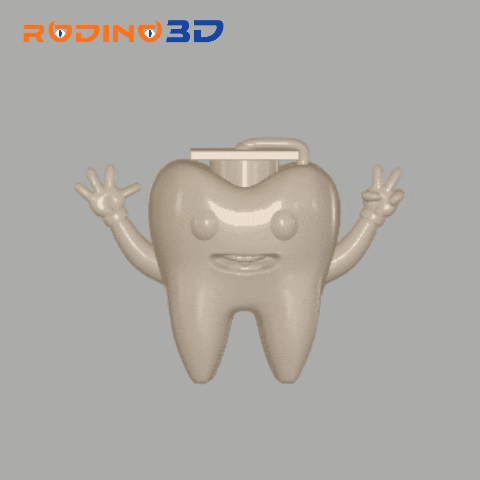 🦷 Diente graduado llavero - Graduated tooth keychain・Archivo STL para ...