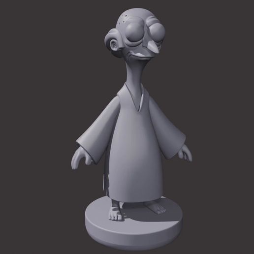 👽 MR. BURNS ALIEN - THE SIMPSONS - 3D figure Infinity/Disney style (100 ...