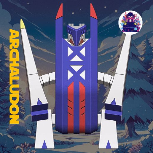 🐉 Archaludon・ STL File for ・Cults