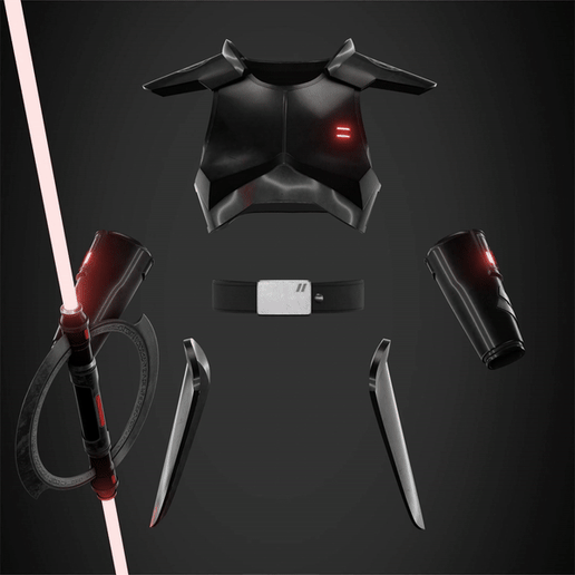 ⭐ Star Wars Jedi Fallen Order Inquisitor Armor and Lightsaber for ...