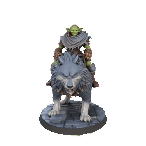 👺 Goblin and Warg, Custom Fantasy / D&D Miniature・ STL File for 3D ...