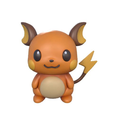 🎲 Chibi Raichu・Free STL File for 3D printing・Cults