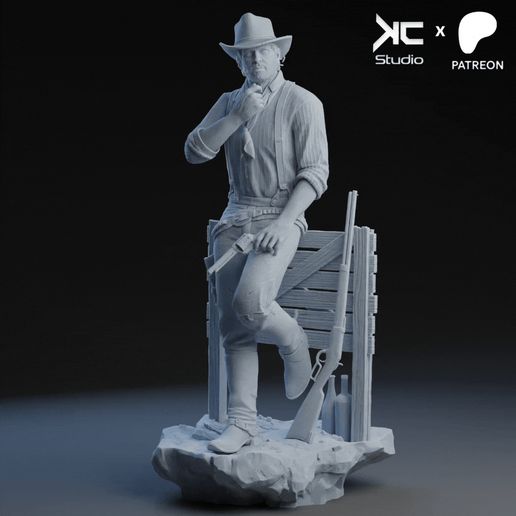 😵 Arthur Morgan 'Red Dead Redemption'・ 3D File for 3D printing・Cults