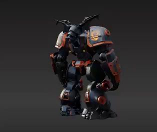 🎃 Spooky Colossus Mech - 40cm Halloween Centerpiece Model・ STL File for ...