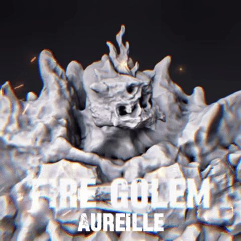 STL file Fire Golem 🔥 ・3D print design to download・Cults
